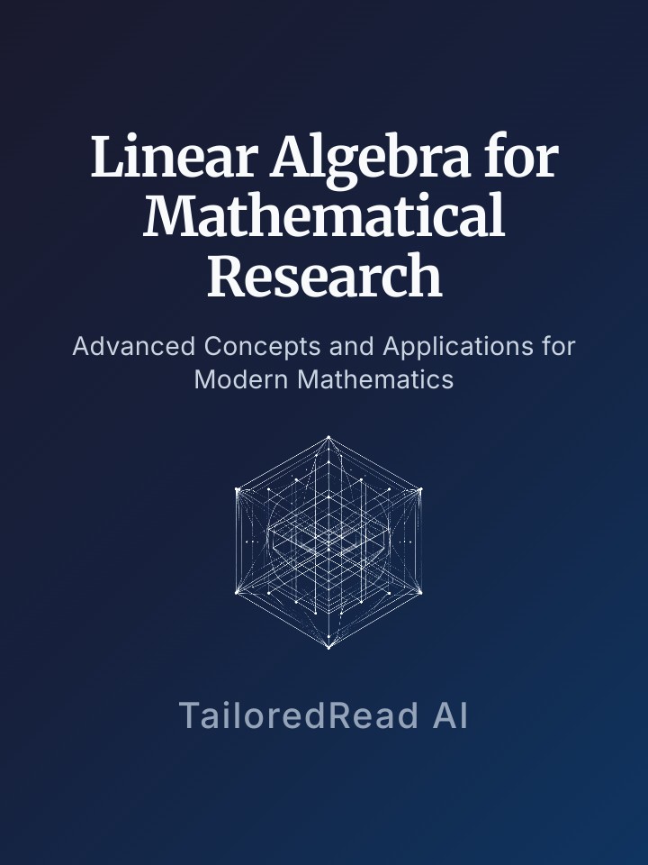 Linear Algebra for Mathematical Research Book: Advanced Concepts and ...
