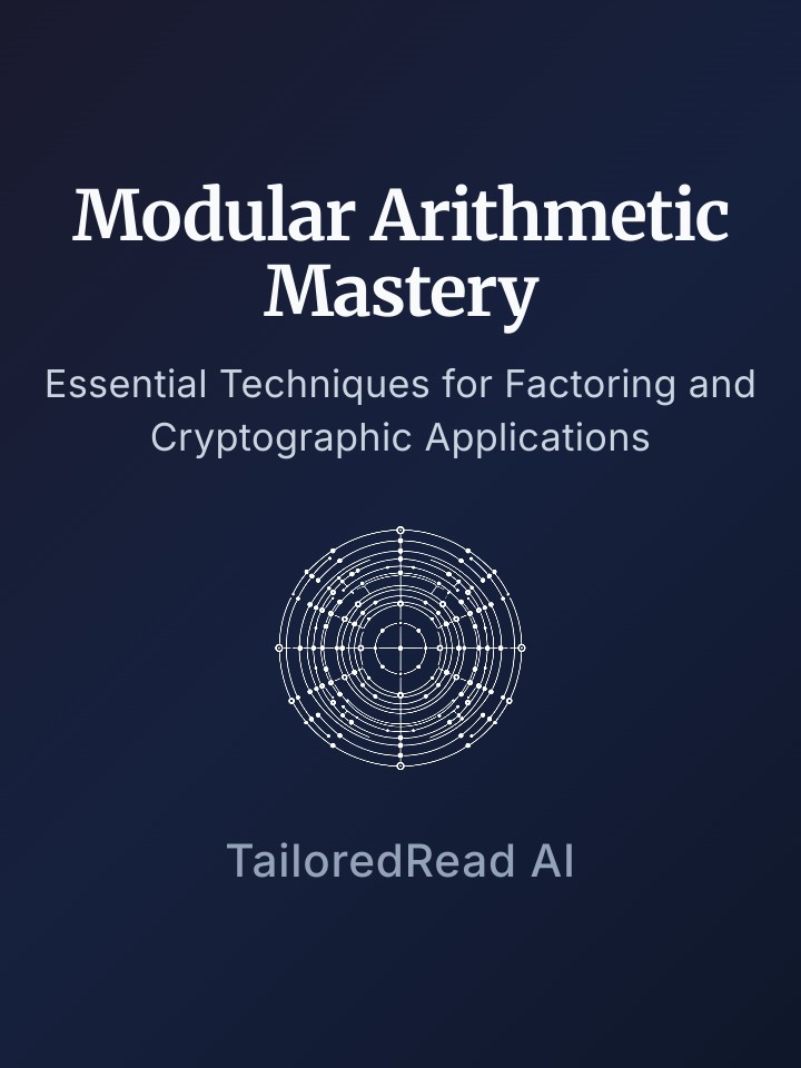 Modular Arithmetic Mastery Book: Essential Techniques for Factoring and Cryptographic ...