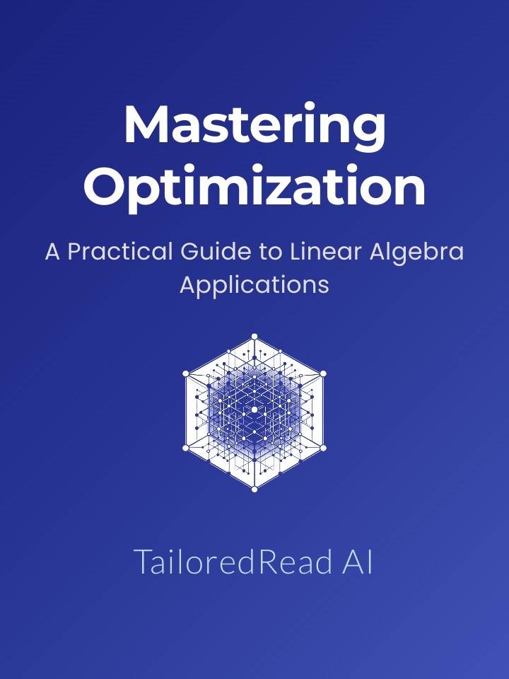 Mastering Optimization Book: A Practical Guide to Linear Algebra Applications - TailoredRead