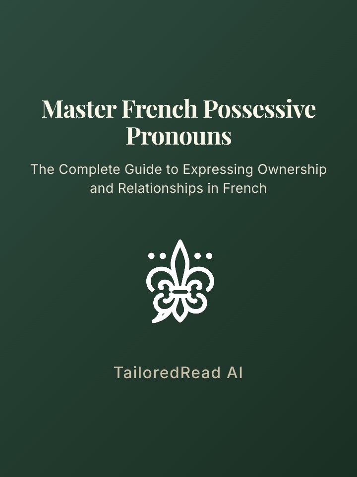 Master French Possessive Pronouns Book: The Complete Guide to ...