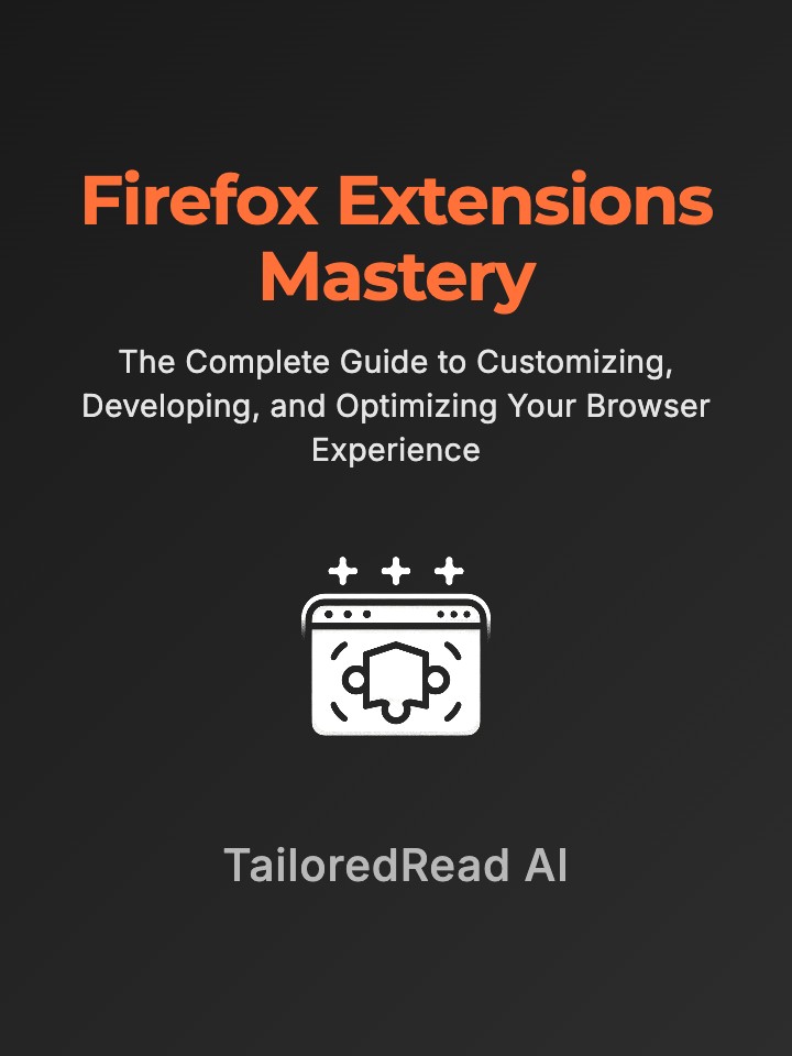 Firefox Extensions Mastery Book: The Complete Guide to Customizing, Developing, and Optimizing ...
