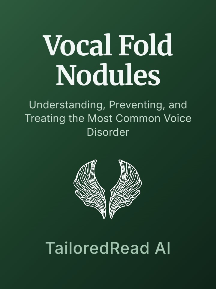 Vocal Fold Nodules Book: Understanding, Preventing, and Treating the ...
