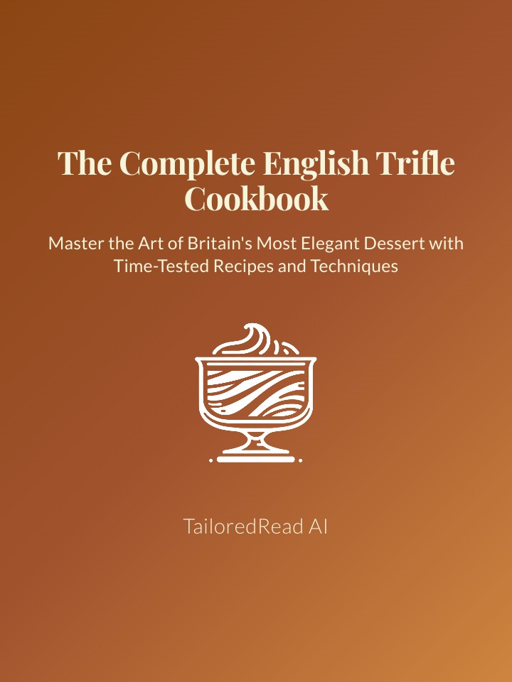 The Complete English Trifle Cookbook Book: Master the Art of Britain's ...