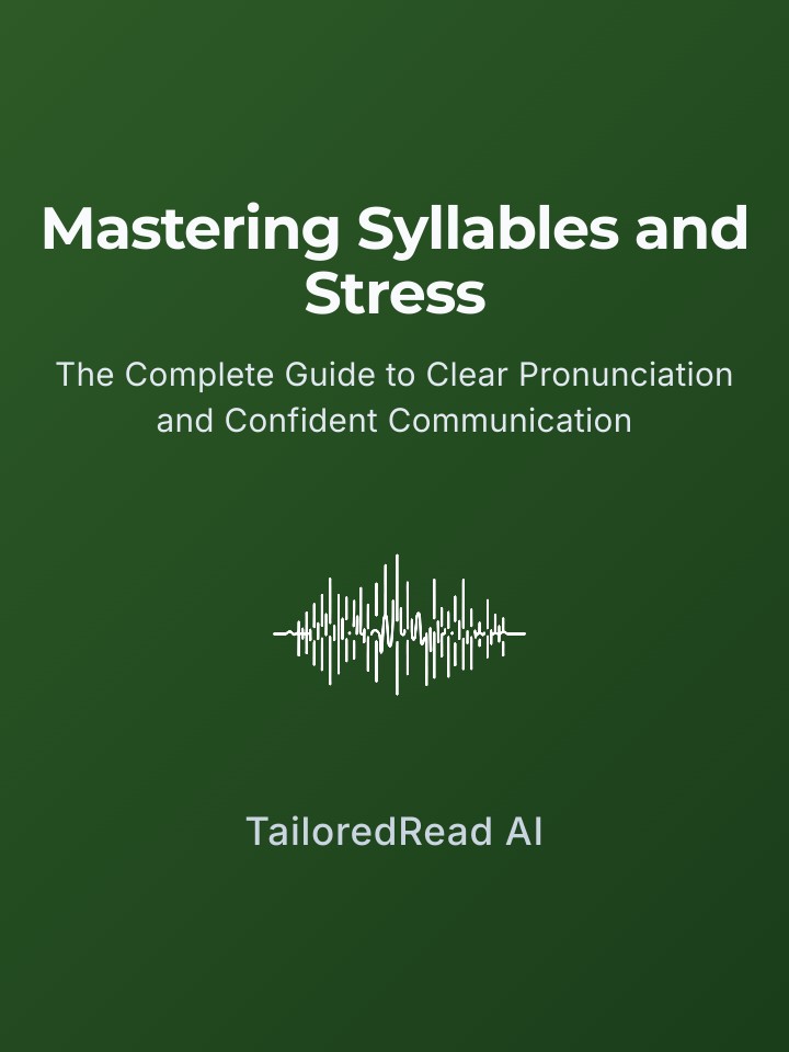 Mastering Syllables and Stress Book: The Complete Guide to Clear ...