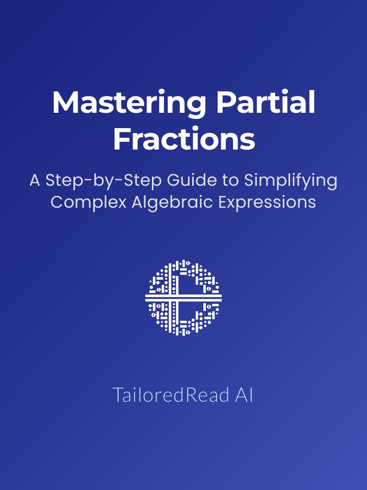 Mastering Partial Fractions Book: A Step-by-Step Guide to Simplifying Complex Algebraic ...