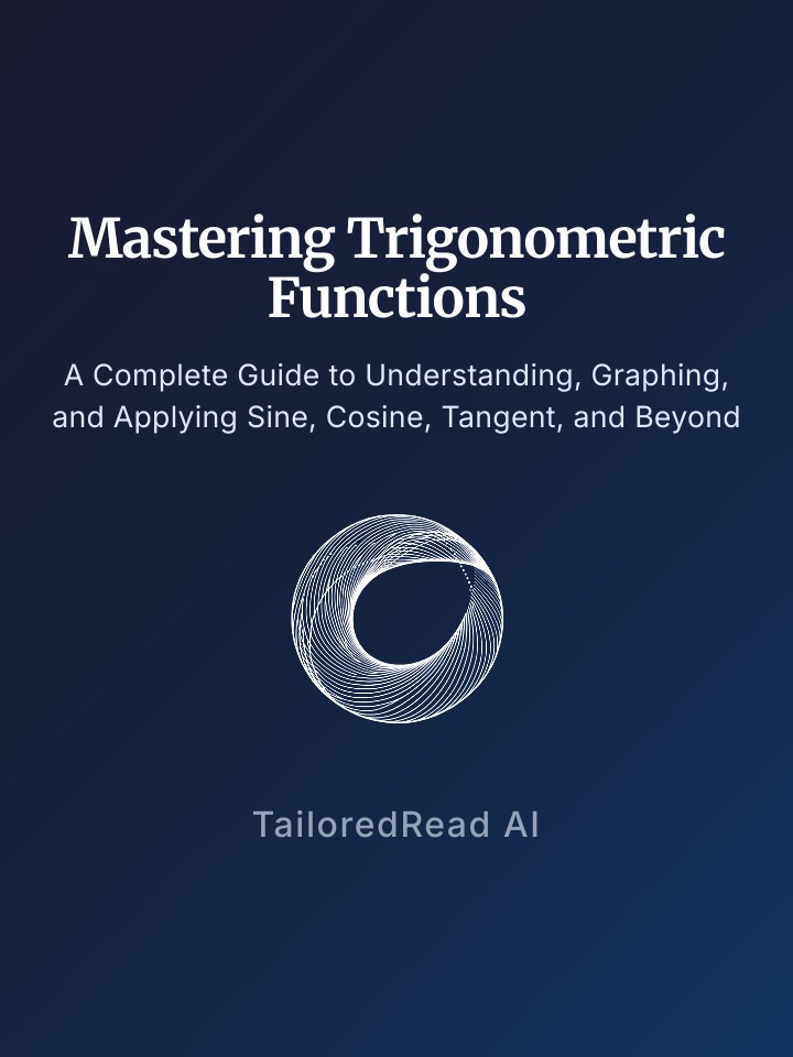 Mastering Trigonometric Functions Book: A Complete Guide to Understanding, Graphing, and ...