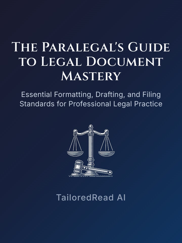 The Paralegal's Guide to Legal Document Mastery Book: Essential ...
