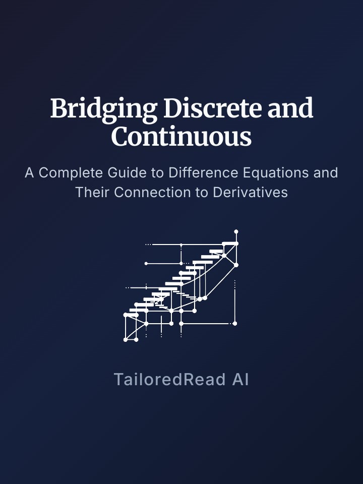Bridging Discrete and Continuous Book: A Complete Guide to Difference Equations and Their ...