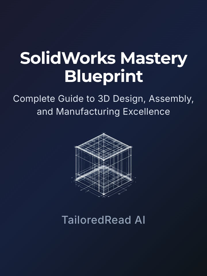 SolidWorks Mastery Blueprint Book: Complete Guide to 3D Design, Assembly, and Manufacturing ...