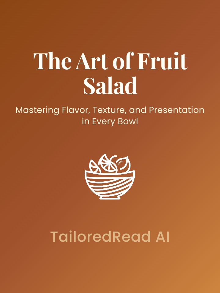 The Art of Fruit Salad Book: Mastering Flavor, Texture, and ...
