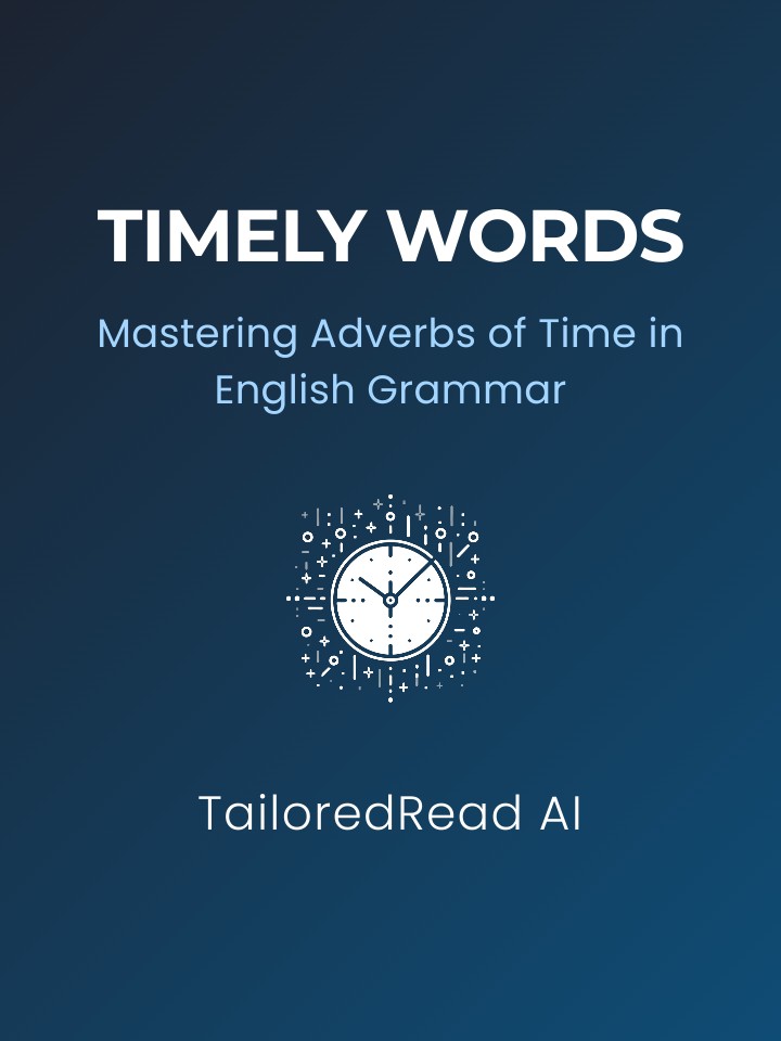 Timely Words Book: Mastering Adverbs of Time in English Grammar ...