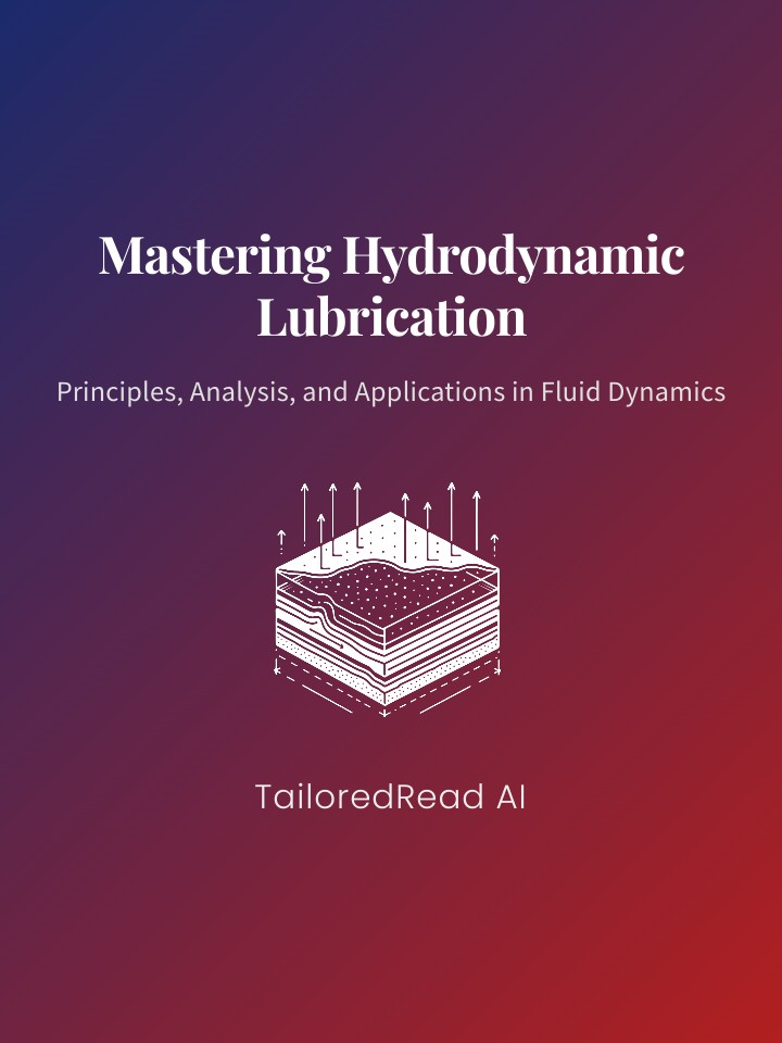 Mastering Hydrodynamic Lubrication Book: Principles, Analysis, and Applications in Fluid ...