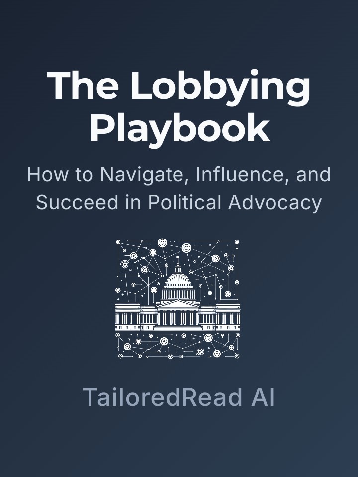 The Lobbying Playbook Book: How to Navigate, Influence, and Succeed in ...
