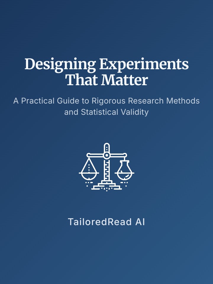 Designing Experiments That Matter Book: A Practical Guide to Rigorous ...