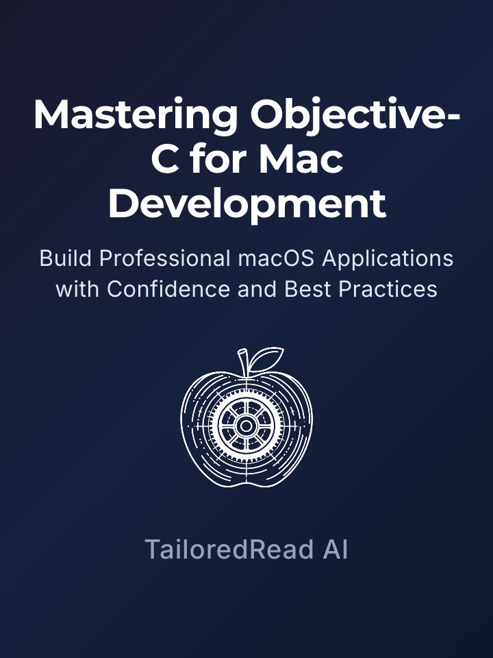 Mastering Objective-C for Mac Development Book: Build Professional macOS Applications with ...