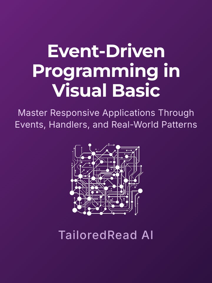 Event-Driven Programming in Visual Basic Book: Master Responsive Applications Through Events ...