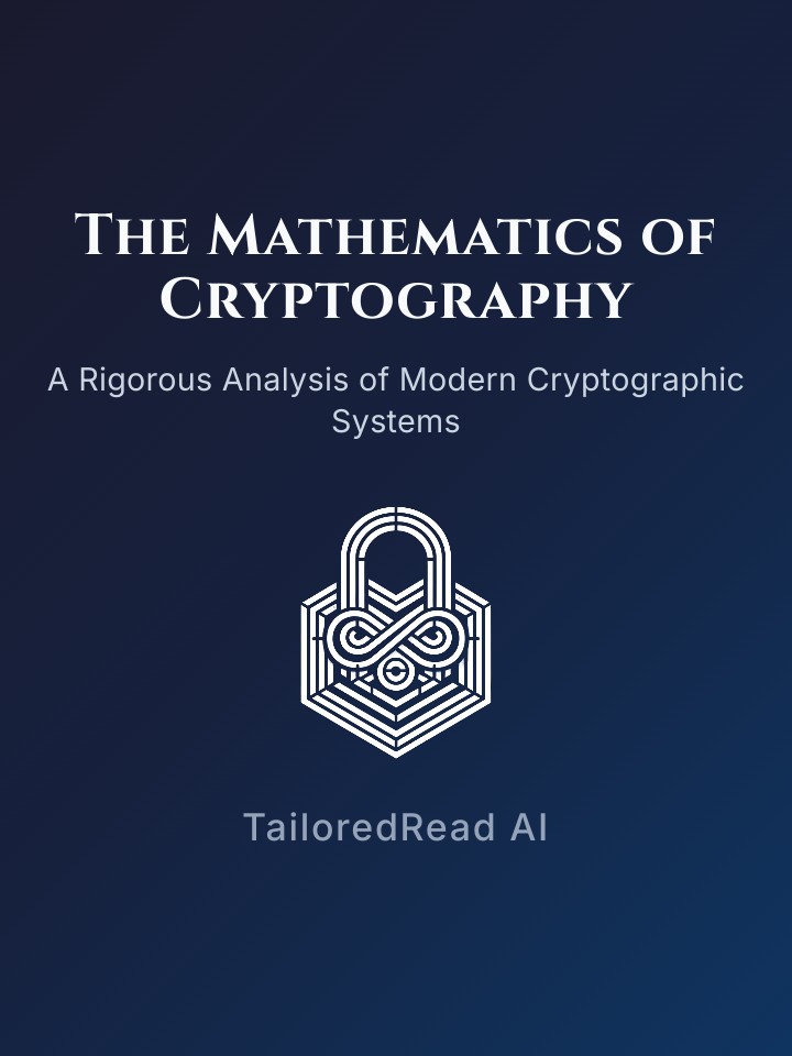The Mathematics of Cryptography Book: A Rigorous Analysis of Modern Cryptographic Systems ...